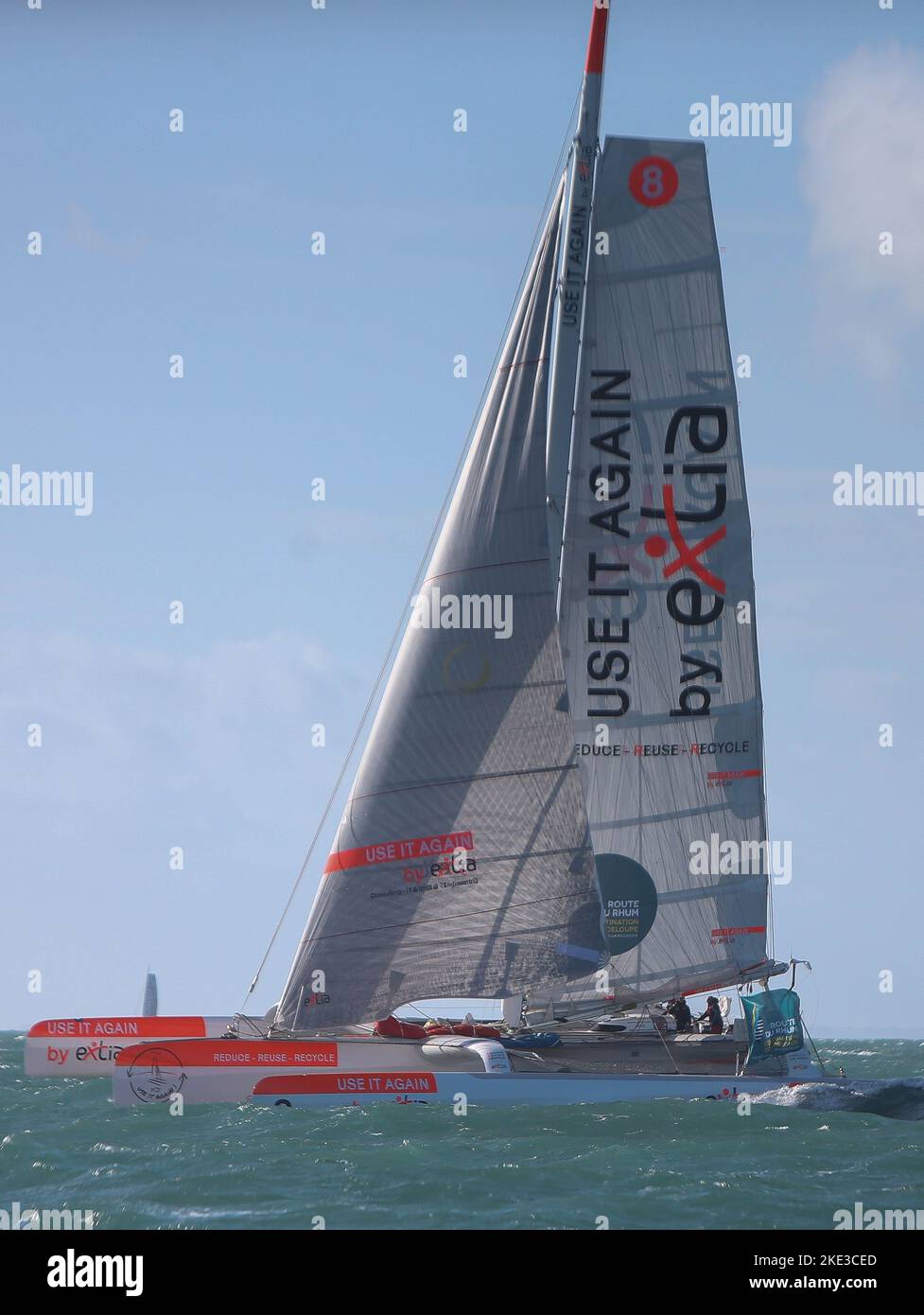 ULTIM 32/23 USE IT AGAIN! BY EXTIA Skipper Romain Pillard during Route ...