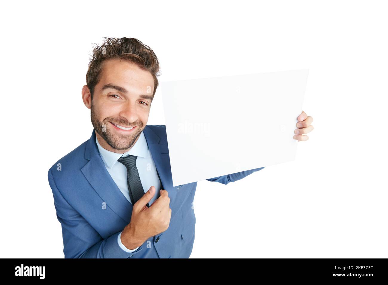 I hereby certify you a success. Studio shot of a handsome businessman ...