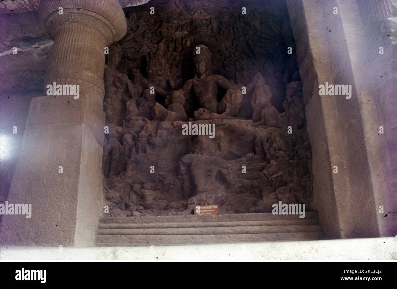 The Elephanta Caves are a collection of cave temples predominantly ...