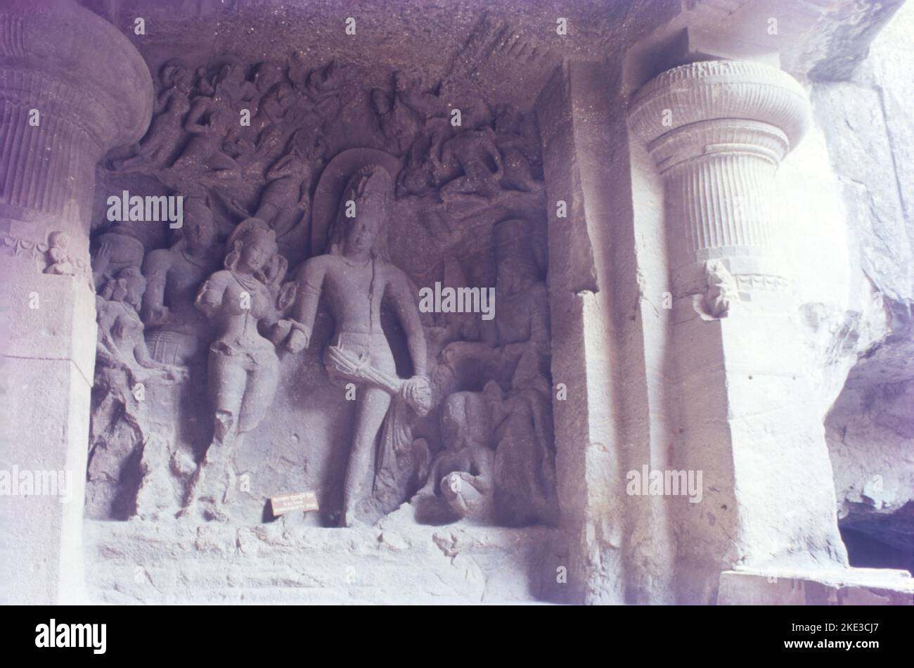 The Elephanta Caves are a collection of cave temples predominantly ...