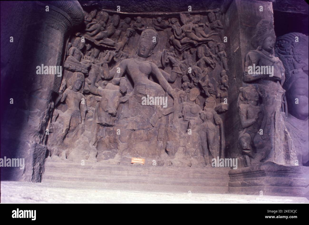 The Elephanta Caves are a collection of cave temples predominantly ...