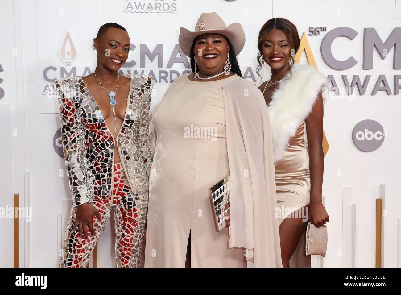 Danica Hart and Devynn Hart, and Trea Swindle of Chapel Hart arriving ...