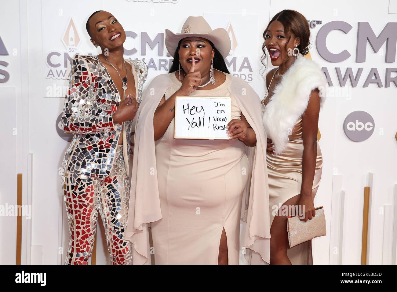 Danica Hart and Devynn Hart, and Trea Swindle of Chapel Hart arriving ...