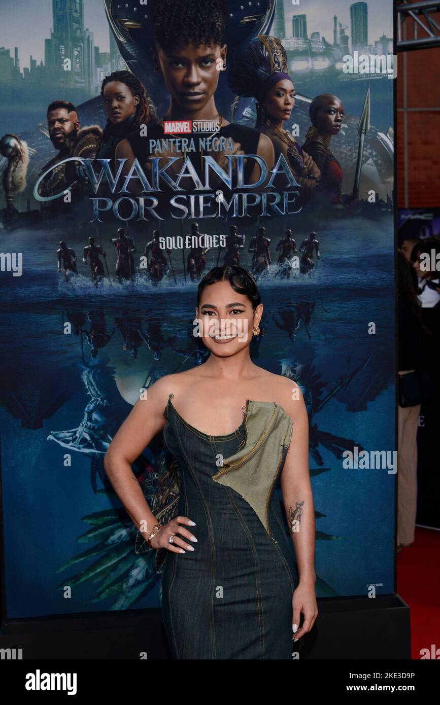 Satelite City, Mexico. 9th Nov, 2022. Actress Mabel Cadena attends red ...