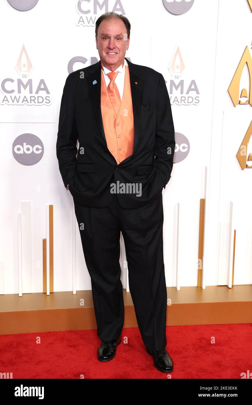 Michael Strickland arriving at the 56th Annual Country Music Association Awards held at the ...