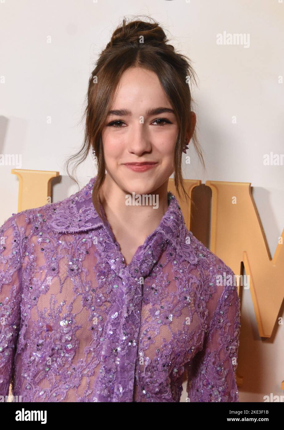 Los Angeles, California, USA 9th Novmeber 2022 Actress Marlow Barkley attends the Los Angeles ...