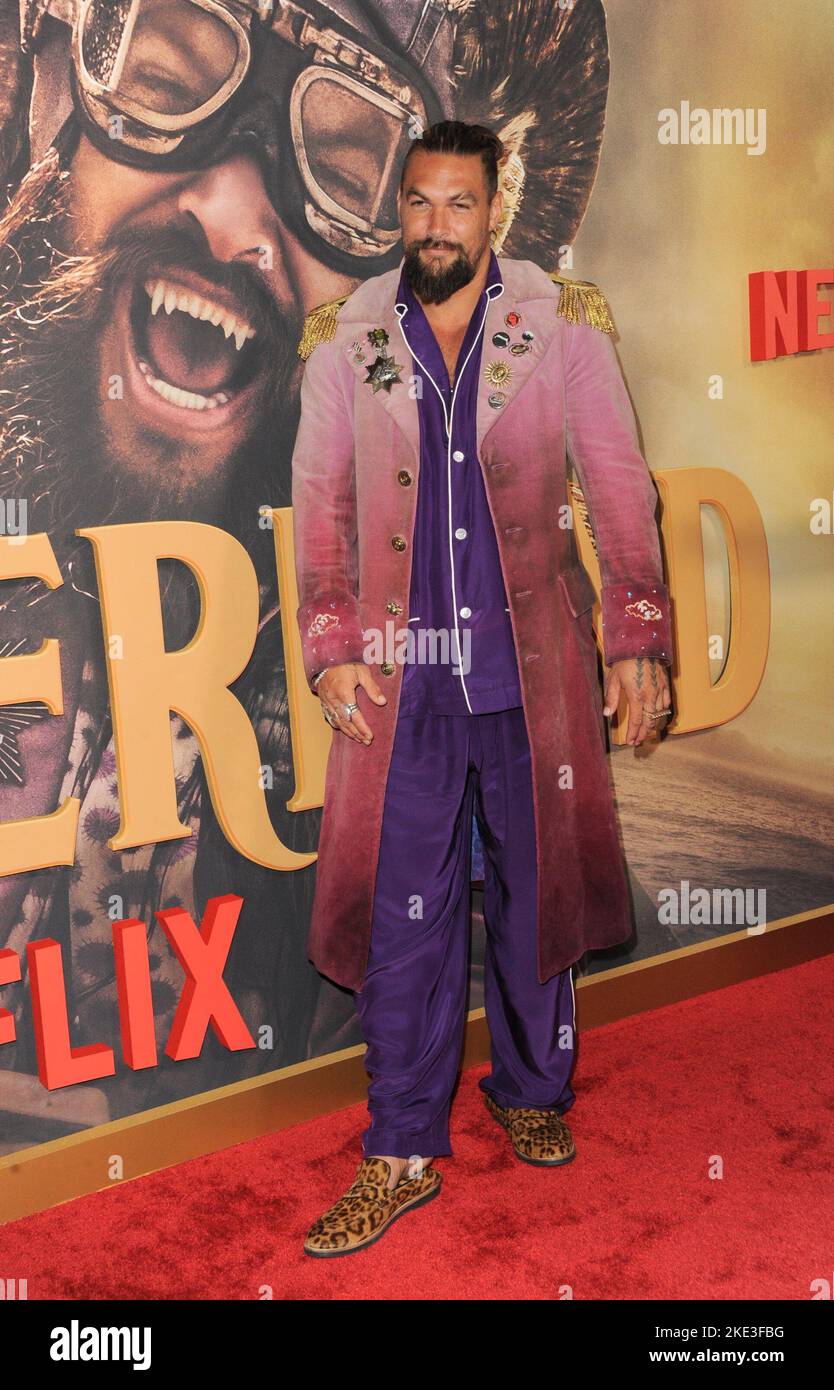 Los Angeles, CA. 9th Nov, 2022. Jason Momoa at arrivals for SLUMBERLAND ...