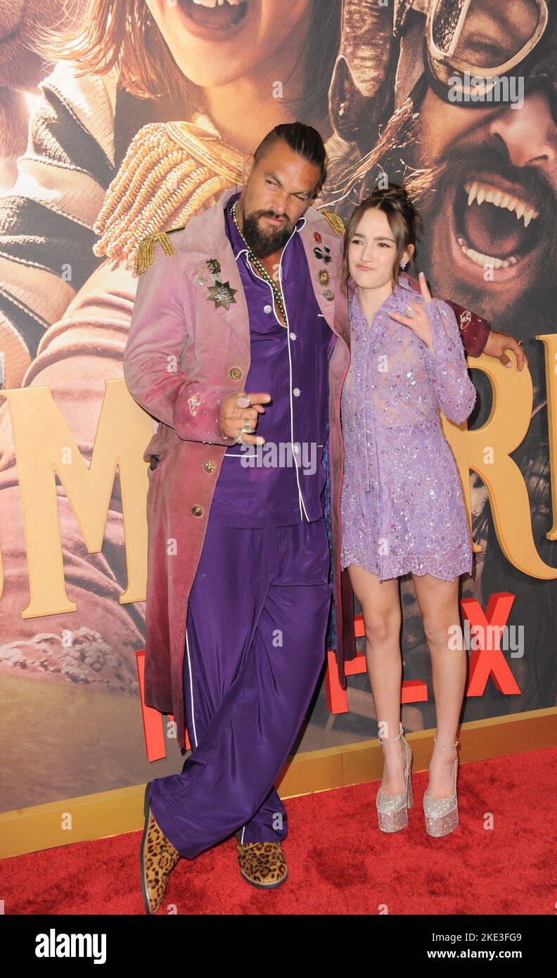 Los Angeles, CA. 9th Nov, 2022. Marlow Barkley, Jason Momoa at arrivals ...