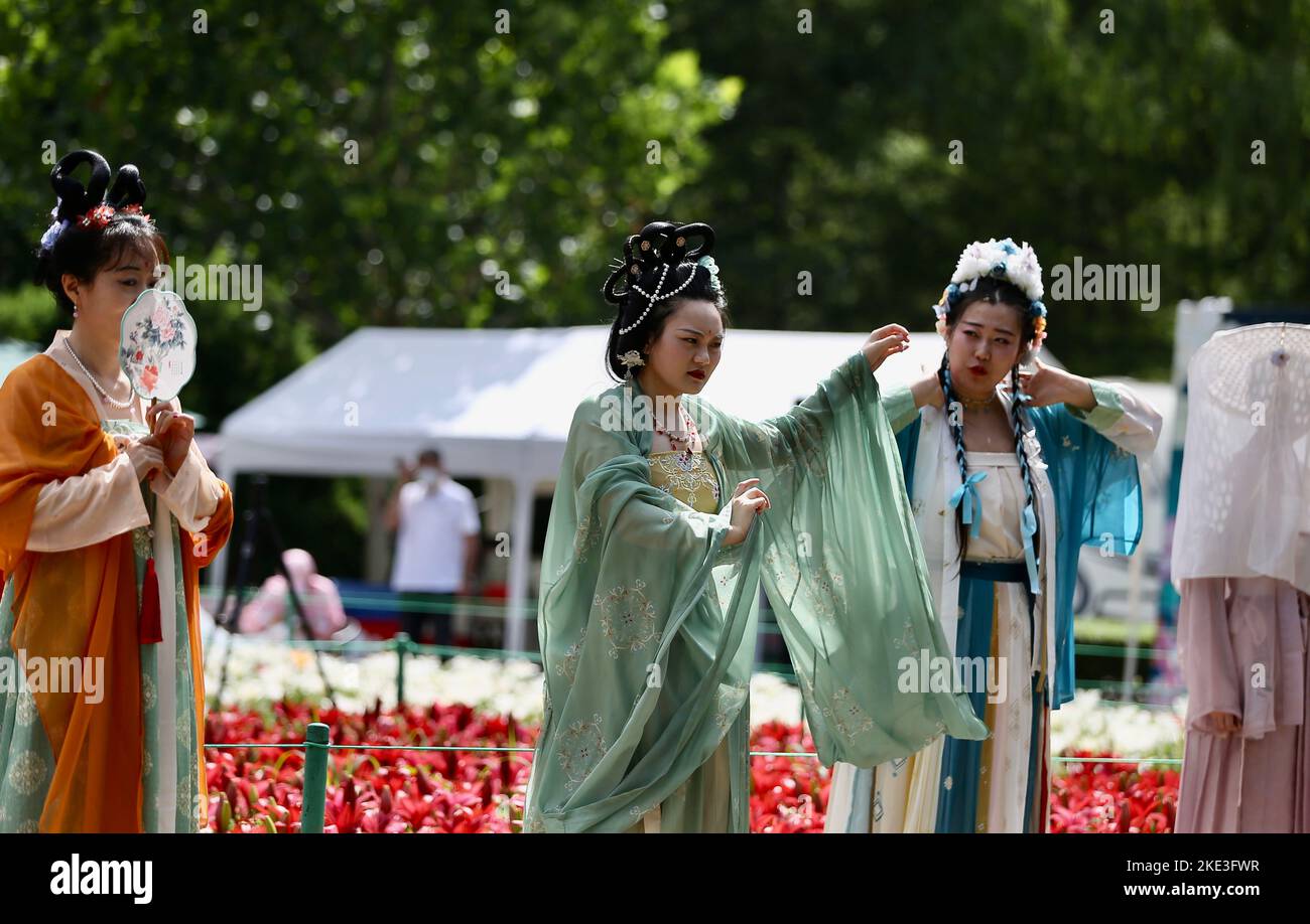 The 2nd Lily Han Culture Festival opened at Huatian Square on the bank ...