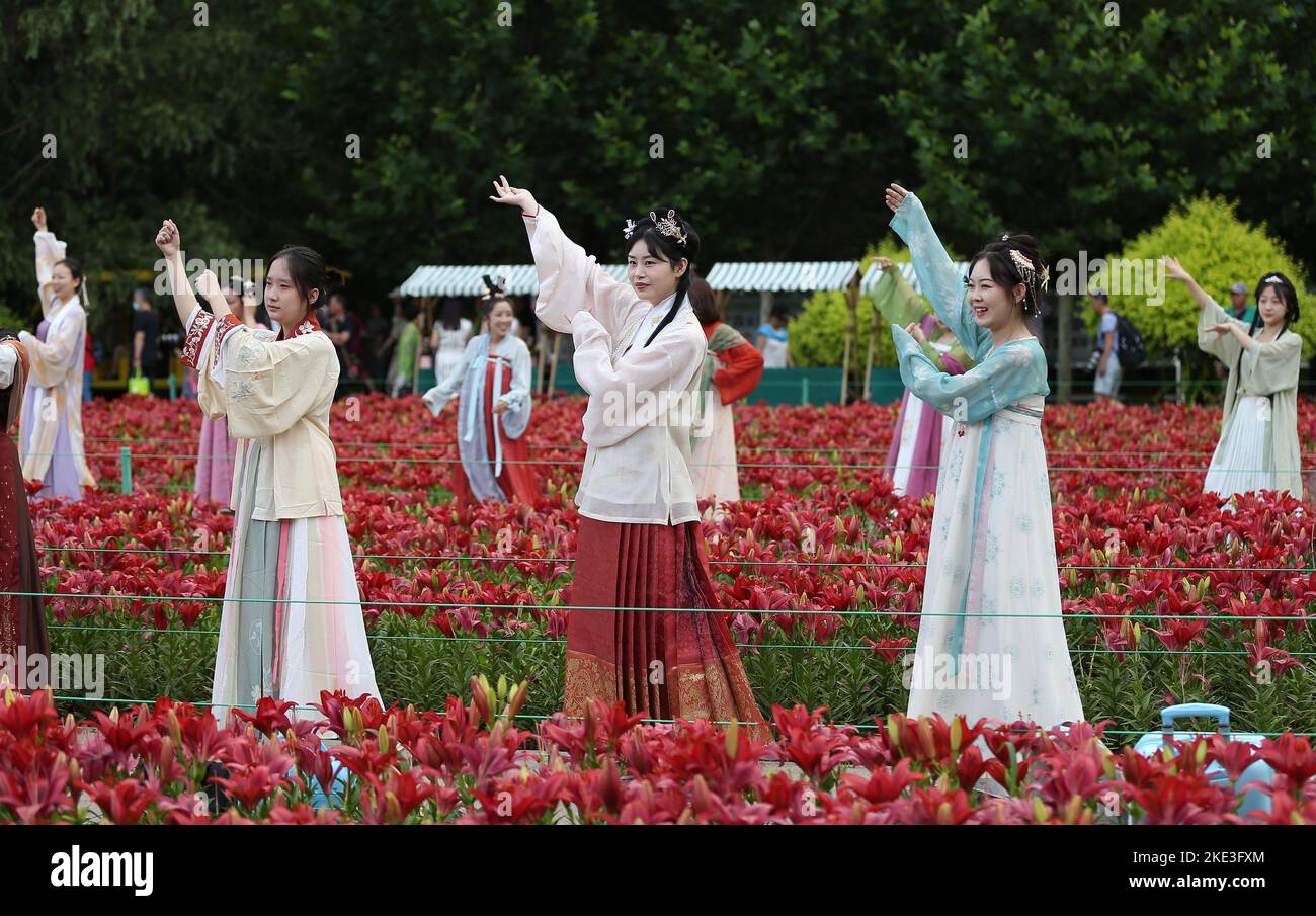 The 2nd Lily Han Culture Festival opened at Huatian Square on the bank ...