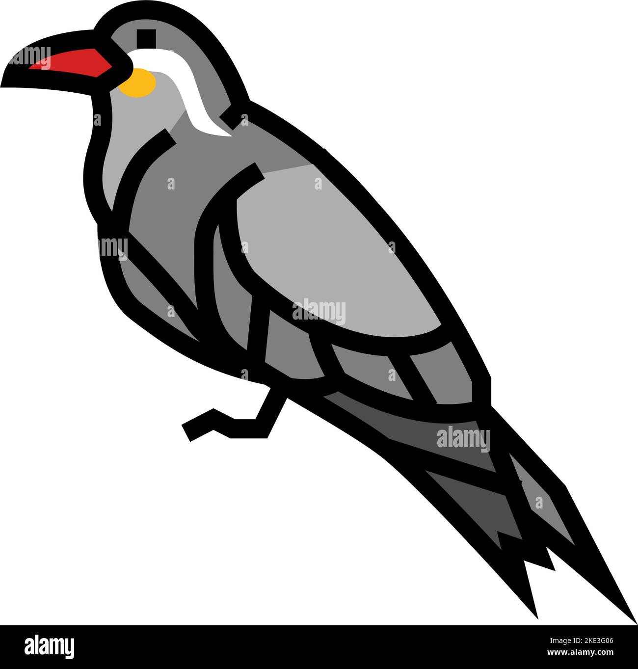 inca tern bird exotic color icon vector illustration Stock Vector Image ...