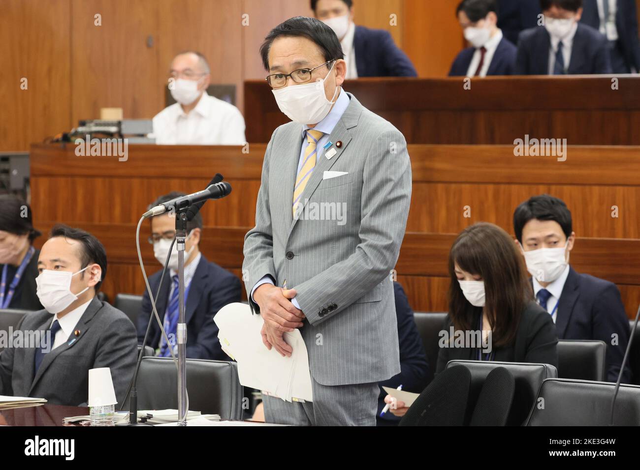 Tokyo, Japan. 10th Nov, 2022. Japanese Justice Minister Yasuhiro ...