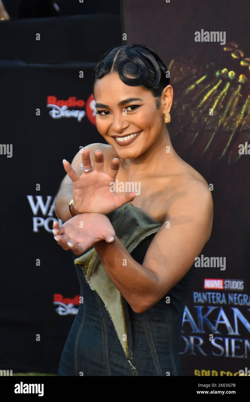 Satelite City, Mexico. 9th Nov, 2022. Actress Mabel Cadena attends red ...