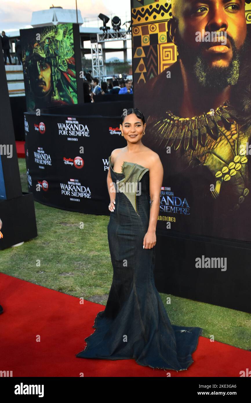 Satelite City, Mexico. 9th Nov, 2022. Actress Mabel Cadena attends red ...