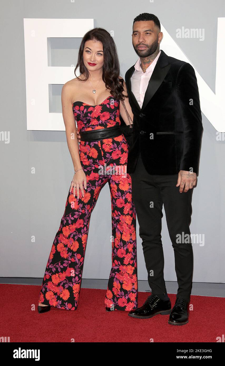 Nov 09, 2022 - London, England, UK - Jess Impiazzi and Jermaine Pennant ...