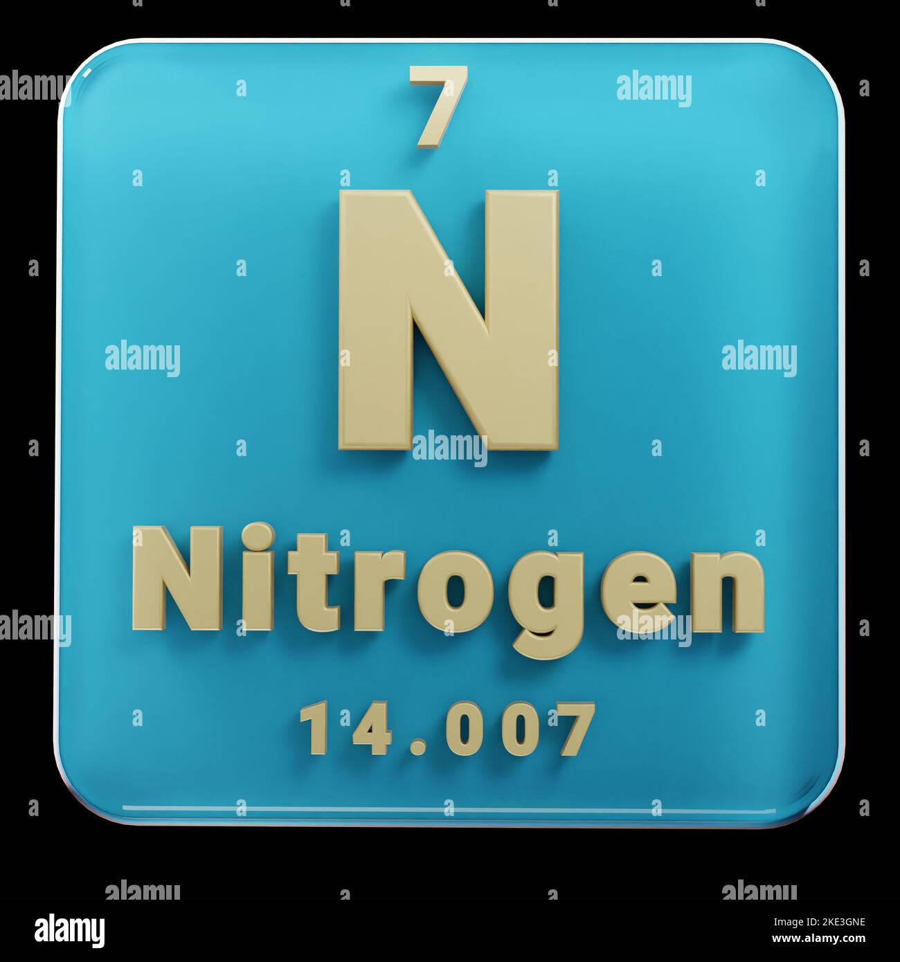 Beautiful abstract illustrations Standing black and red Nitrogen N 7 ...