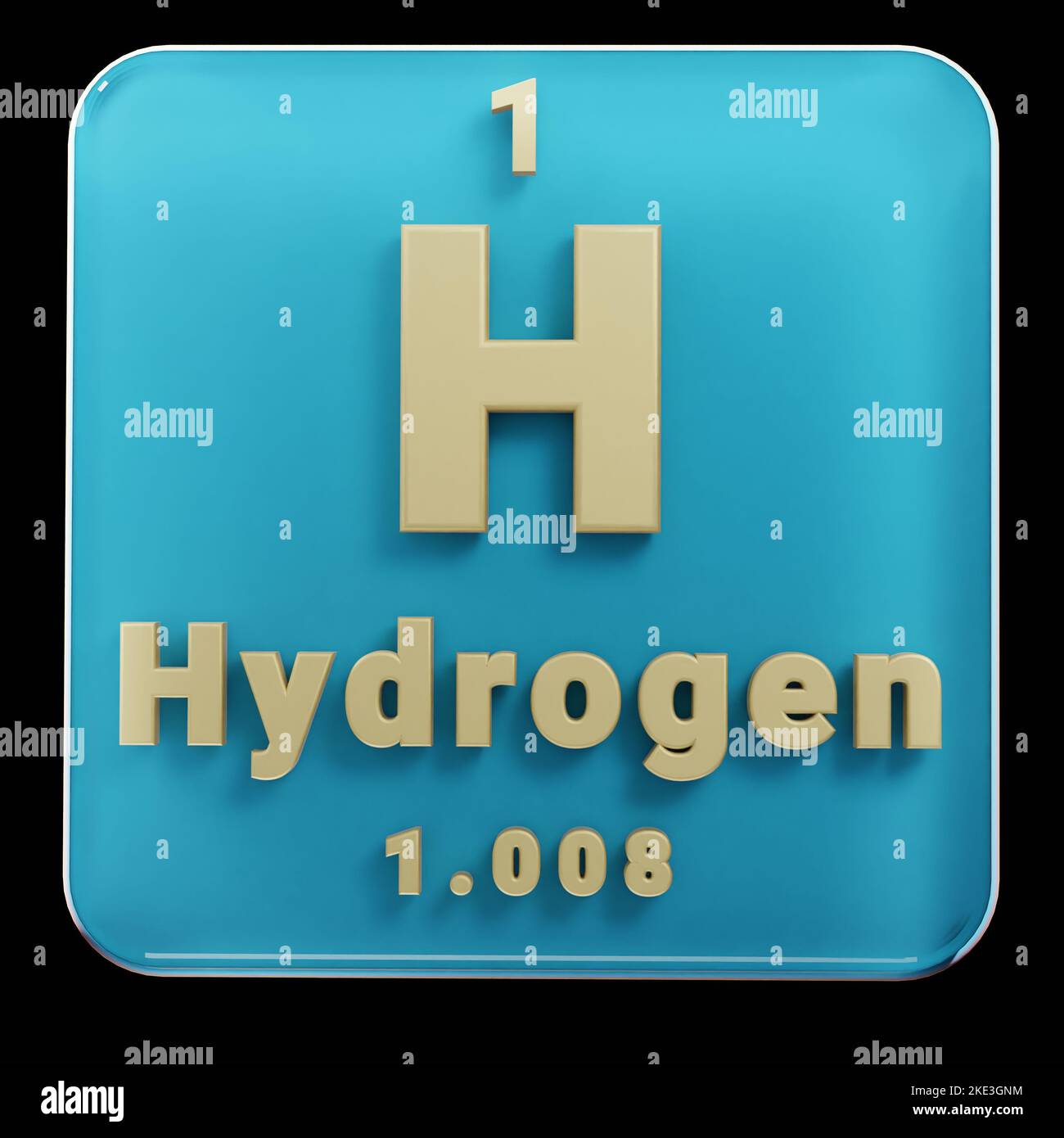 Beautiful abstract illustrations Standing black and red Hydrogen H 1 ...