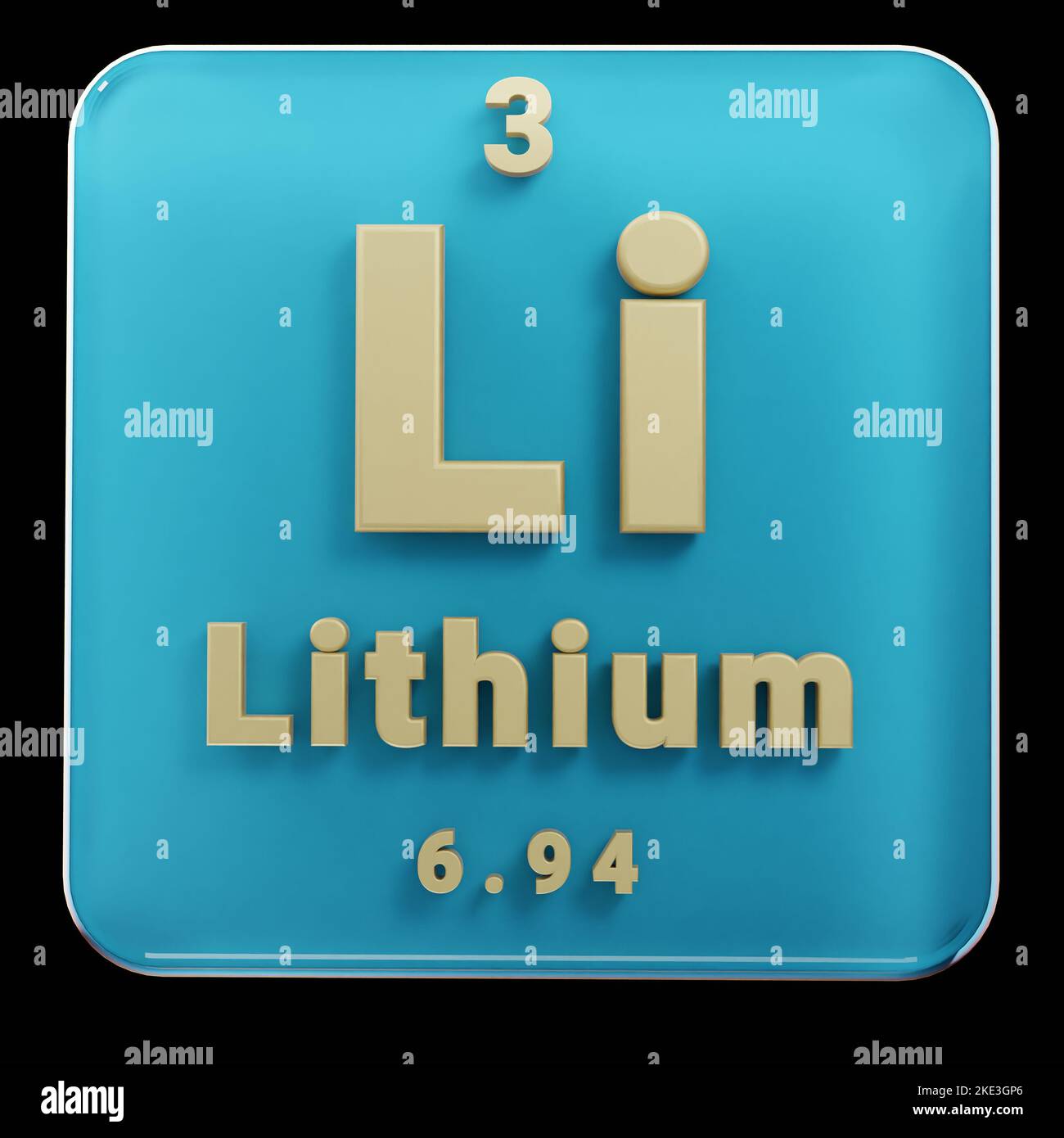 Beautiful abstract illustrations Standing black and red Lithium 3 Li ...