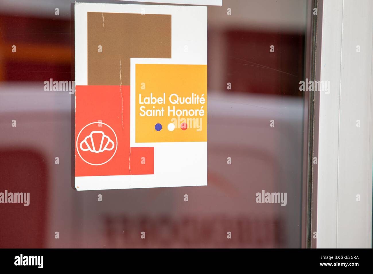 Bordeaux , Aquitaine France - 11 01 2022 : label qualite saint honore ...