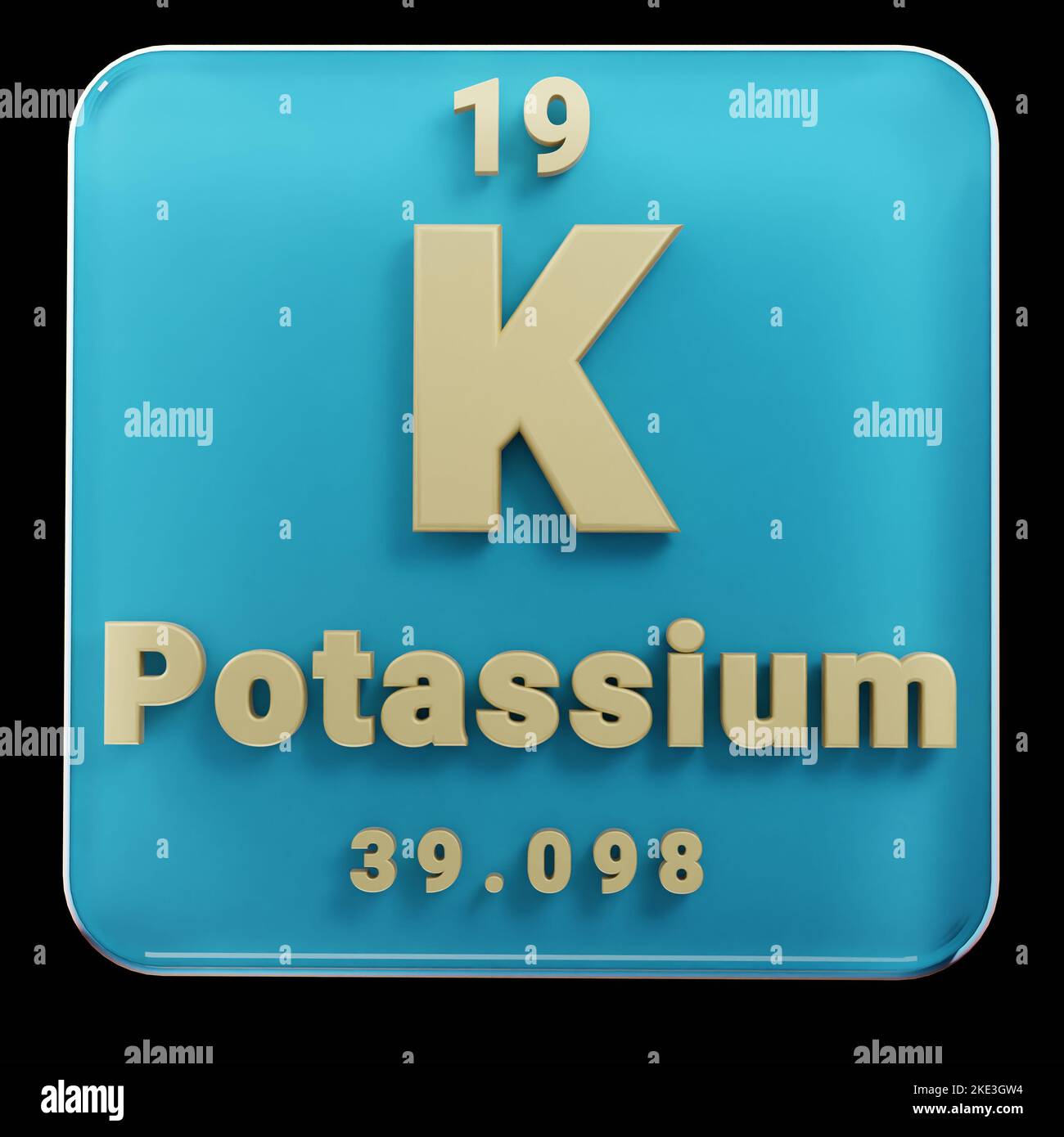 Potassium Element 3d Model