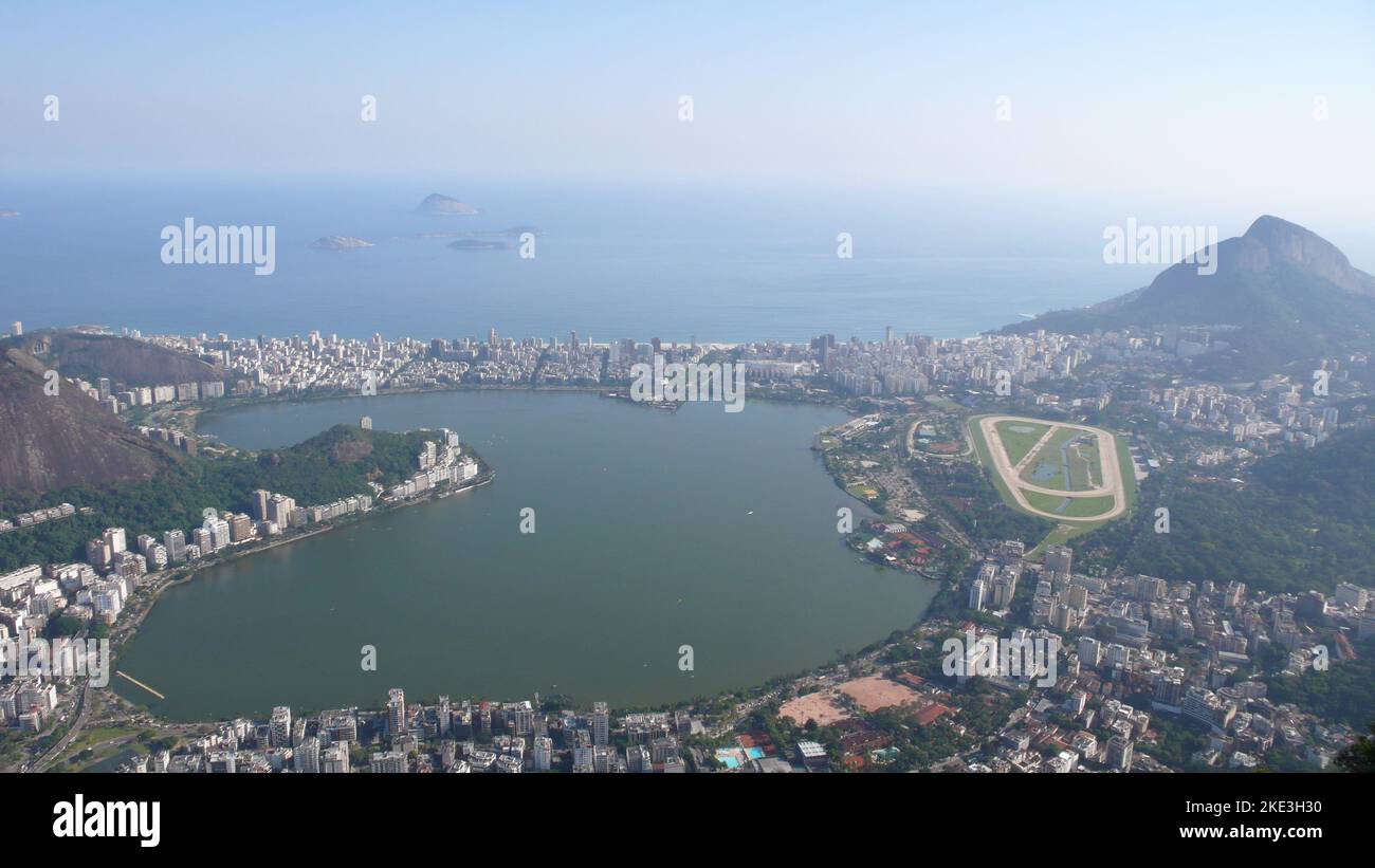 Rio de Janeiro Brazil view Cristo Redentor corcovado Stock Photo - Alamy