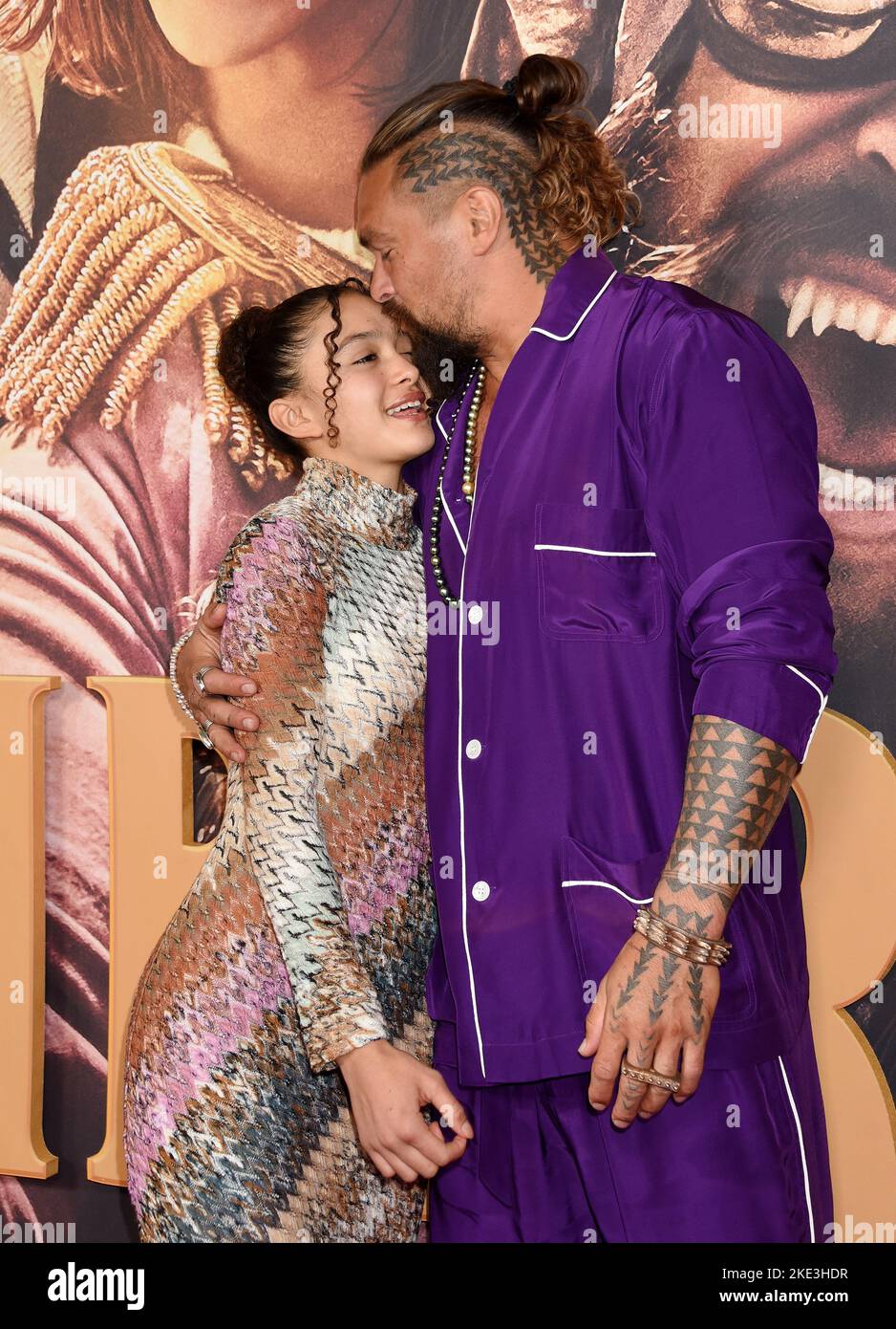 Lola Iolani Momoa and Jason Momoa arriving at the "Slumberland" Los ...