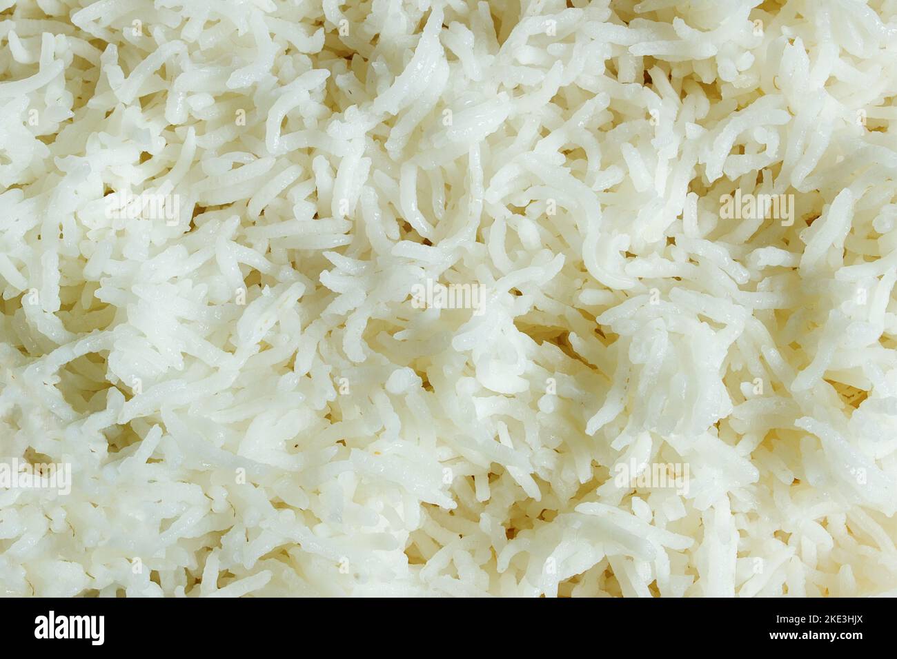 Closeup of cooked basmati rice. Organic texture abstract background ...