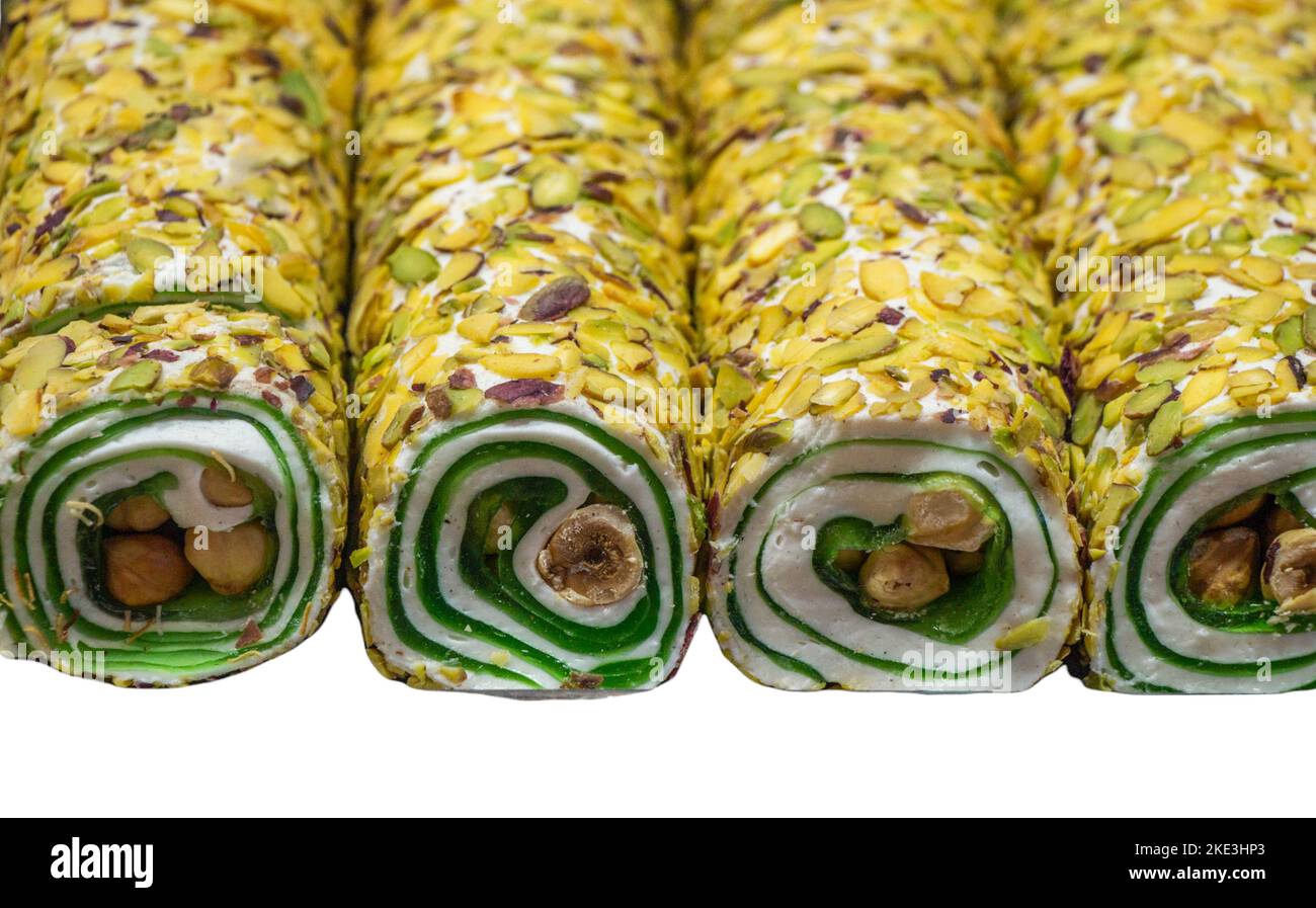 Traditional Turkish Delight (Rahat Lokum Stock Photo - Alamy