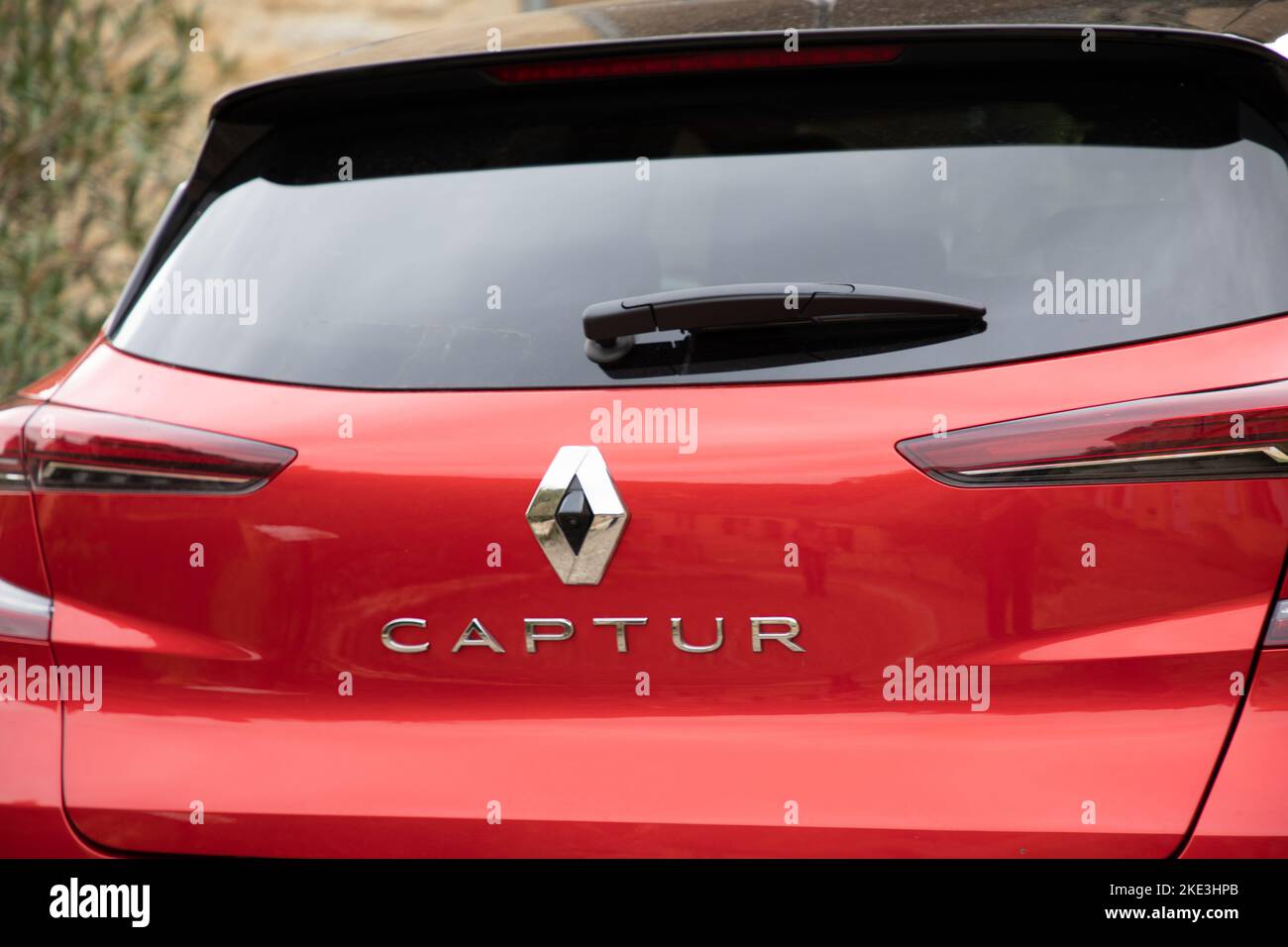 Bordeaux , Aquitaine France - 10 30 2022 : Renault Capture car logo ...
