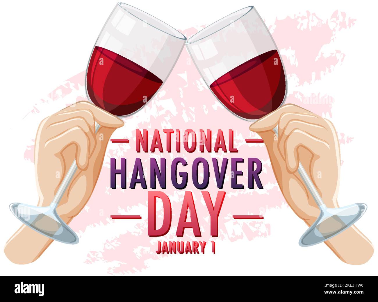 National Hangover Day Banner Design illustration Stock Vector Image ...