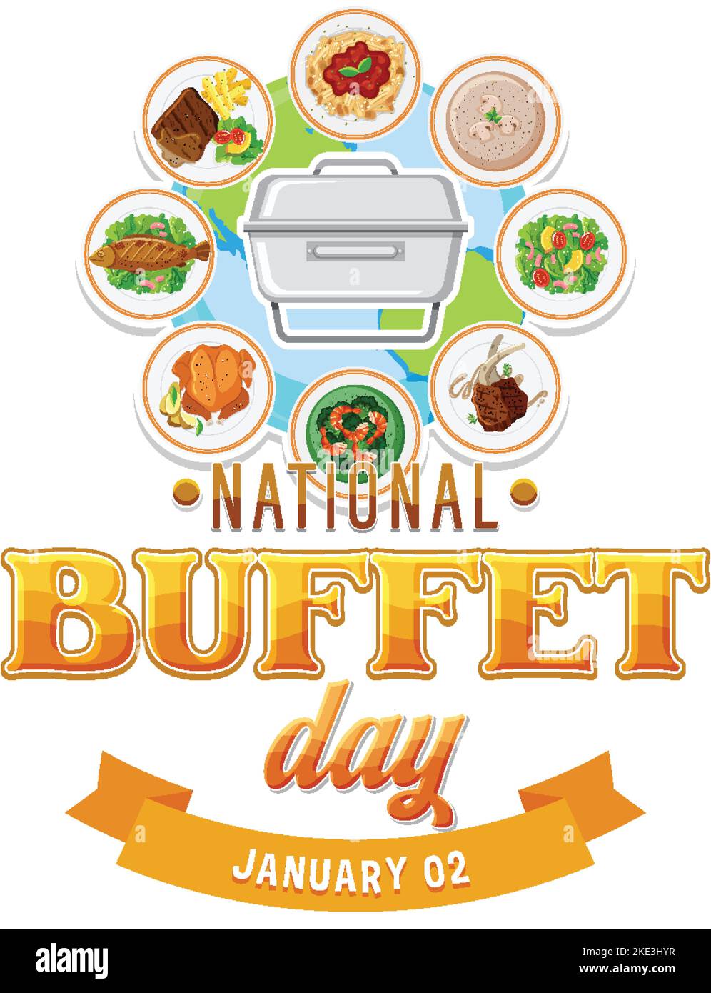 National Buffet Day icon illustration Stock Vector Image & Art - Alamy