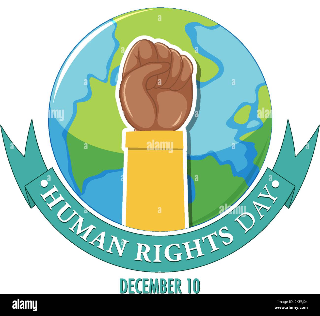 World Human Rights Day Poster Design illustration Stock Vector Image ...