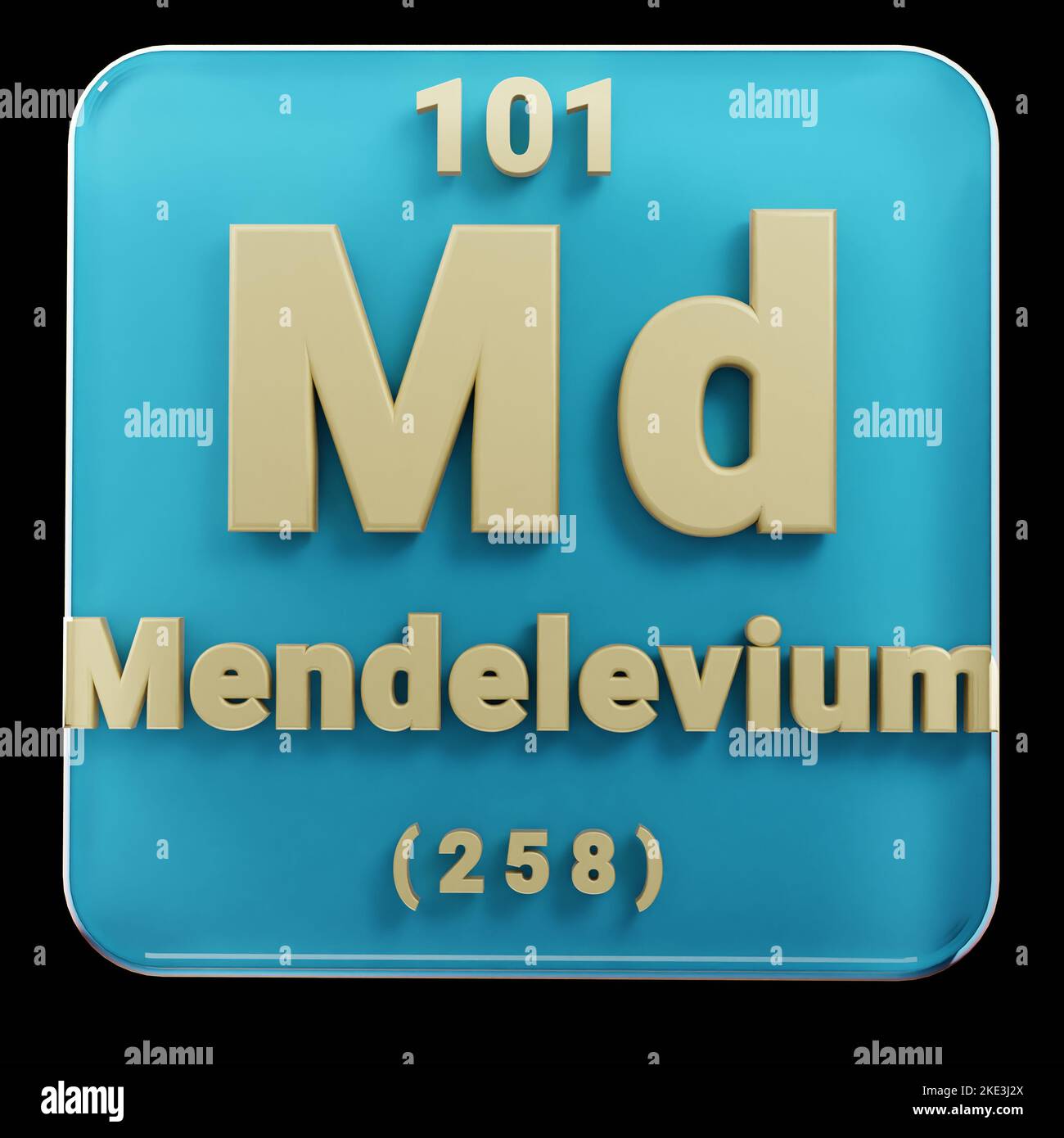 Beautiful abstract illustrations Standing black and red Mendelevium ...