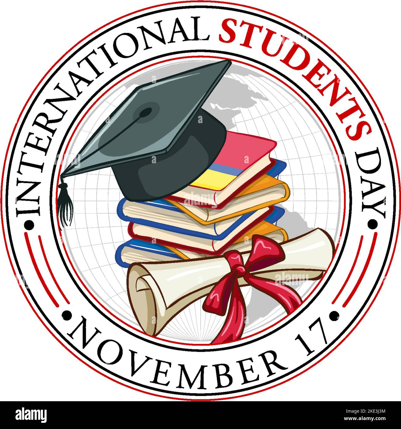 International Student Day Banner Design illustration Stock Vector Image ...