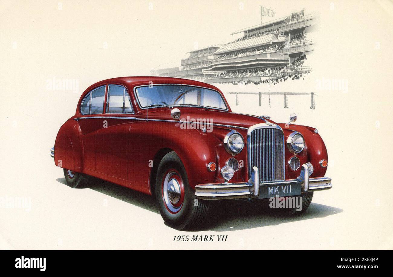 Jaguar Mark VII car, UK 1955 Stock Photo - Alamy