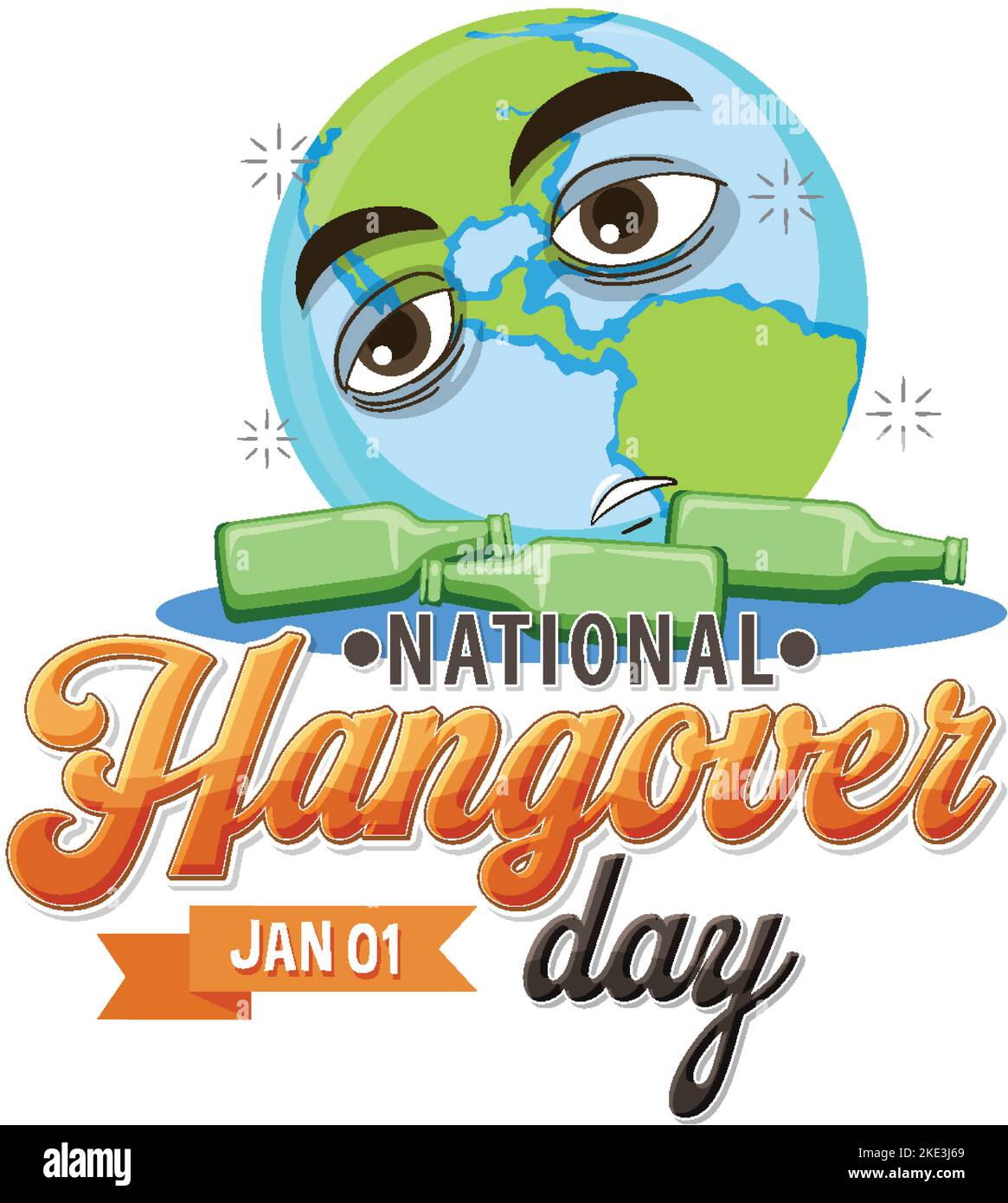 Happy National Hangover Day illustration Stock Vector Image & Art - Alamy