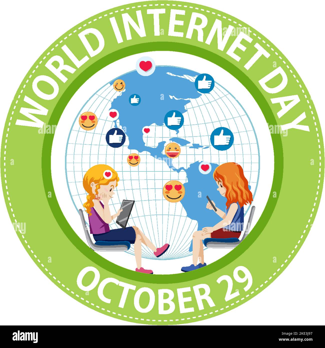 World Internet Day Banner Design illustration Stock Vector Image & Art ...