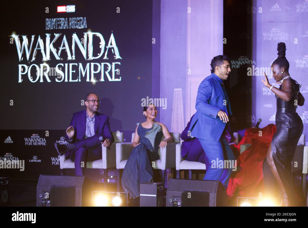 November 9, 2022, State of Mexico, Mexico: Lupita Nyong'o and Tenoch ...