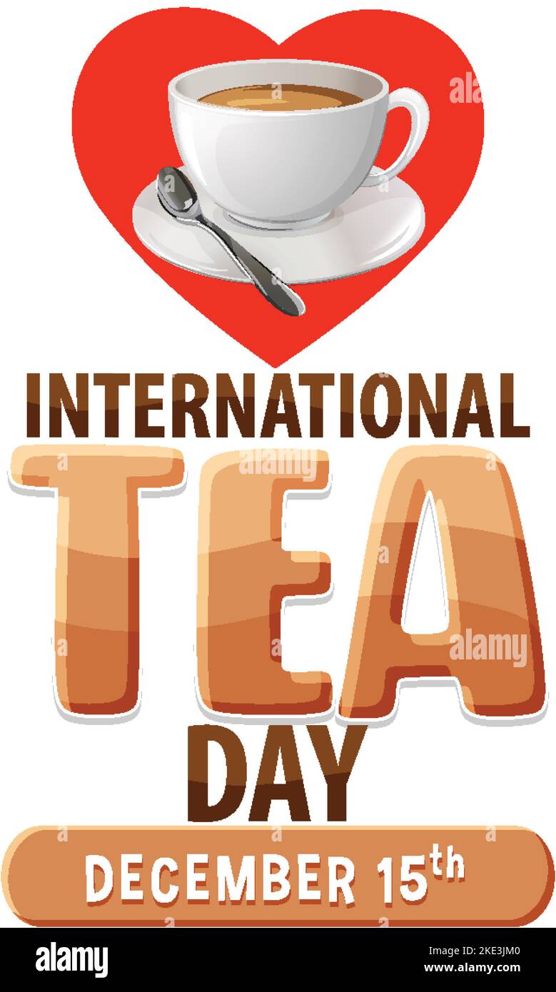 International tea day background Cut Out Stock Images & Pictures - Alamy