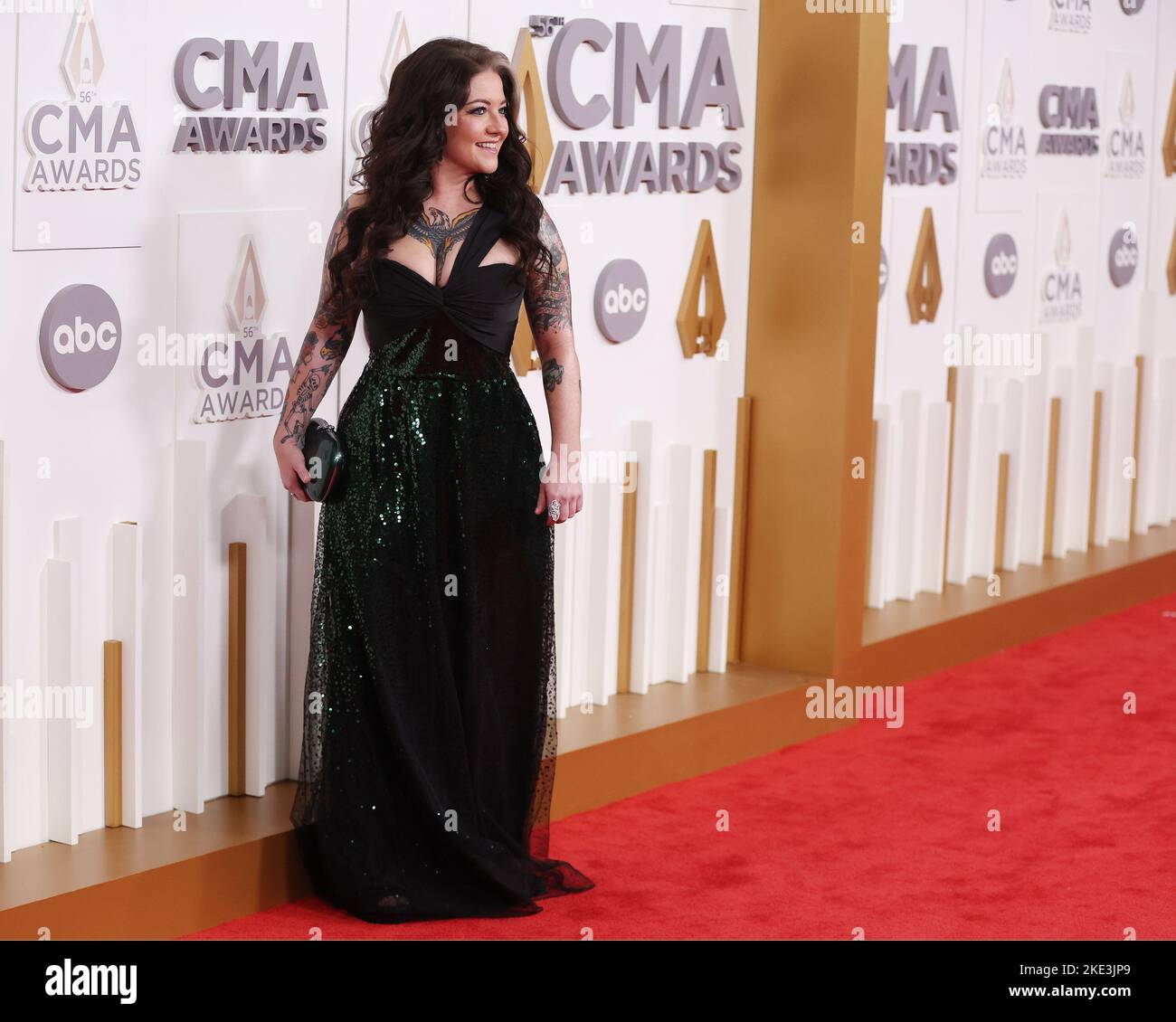 Ashley McBryde arriving at the 56th Annual Country Music Association ...