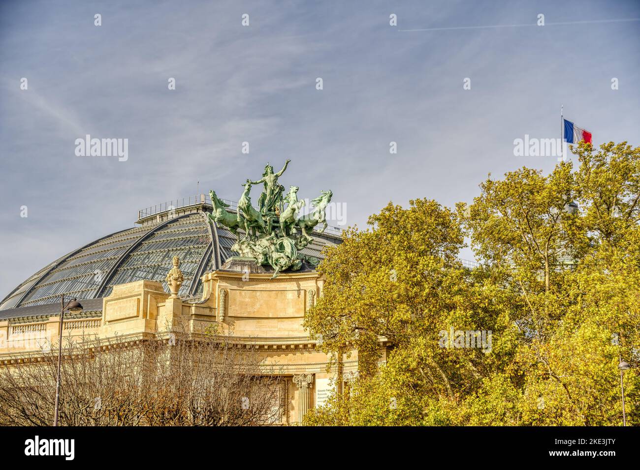 Paris landmarks in autumn, HDR Image Stock Photo - Alamy