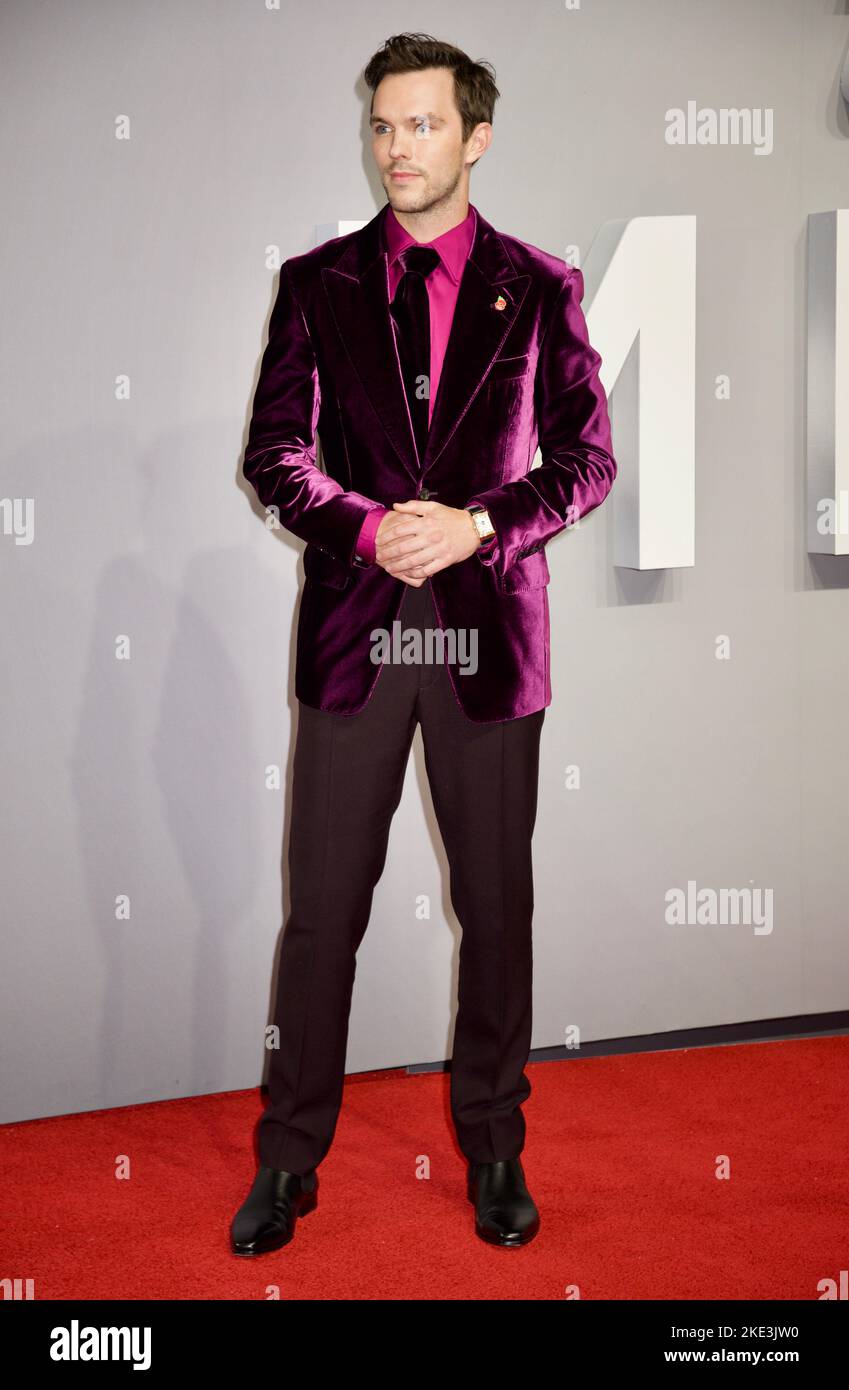 Nicholas Hoult. UK Premiere of "The Menu", BFI Southbank Riverfront ...