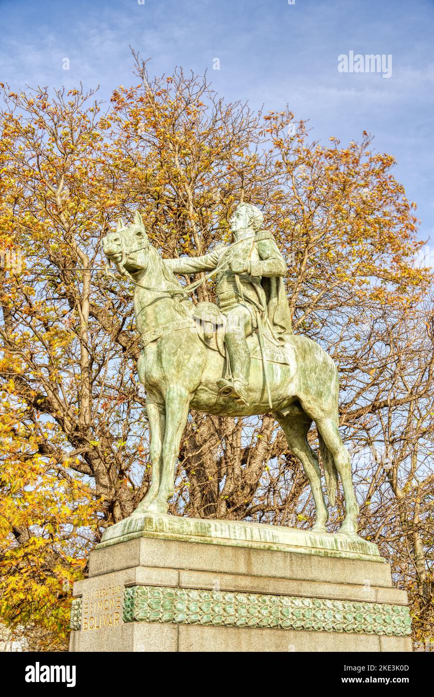 Paris landmarks in autumn, HDR Image Stock Photo - Alamy