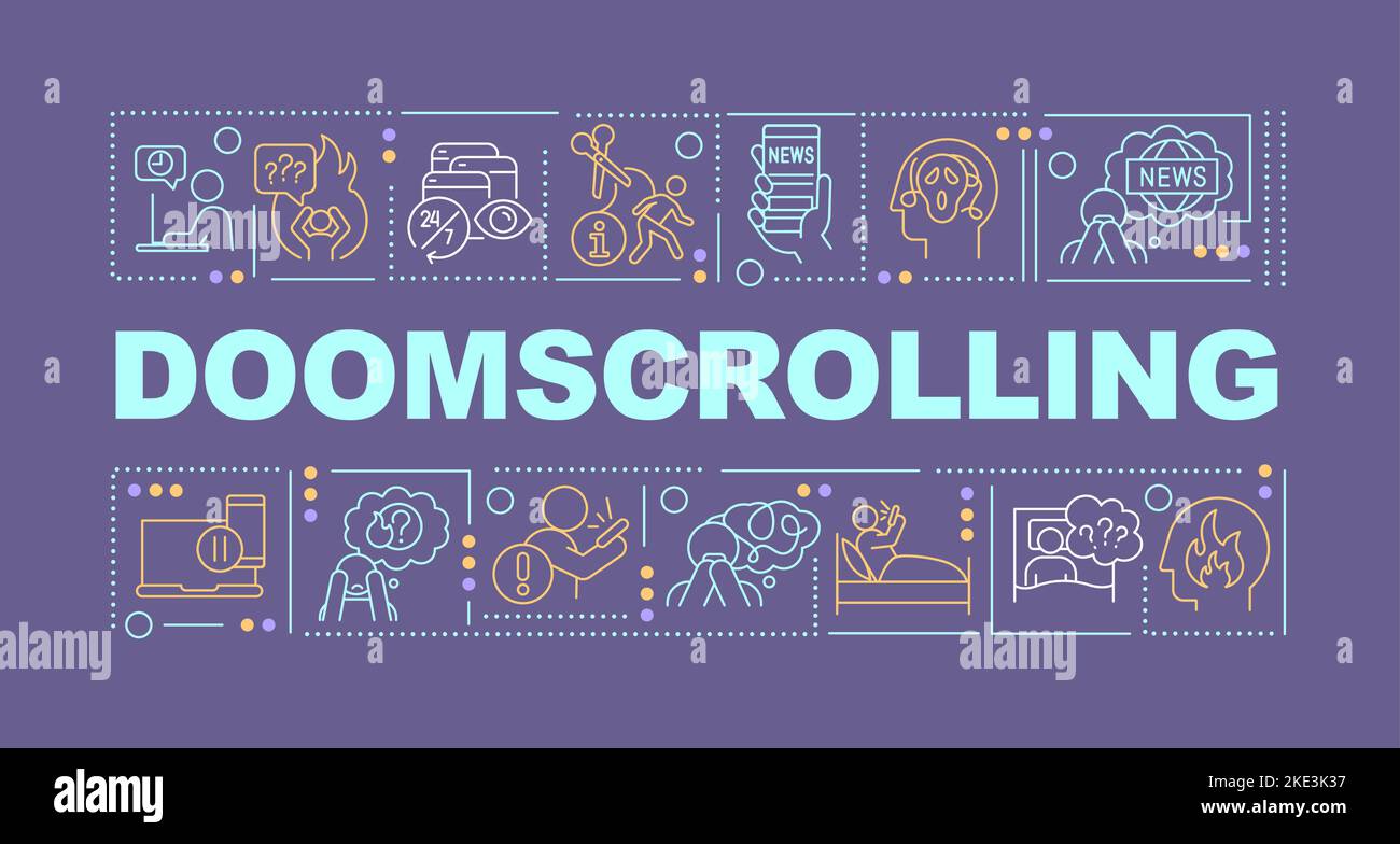 Doomscrolling Stock Vector Images - Alamy
