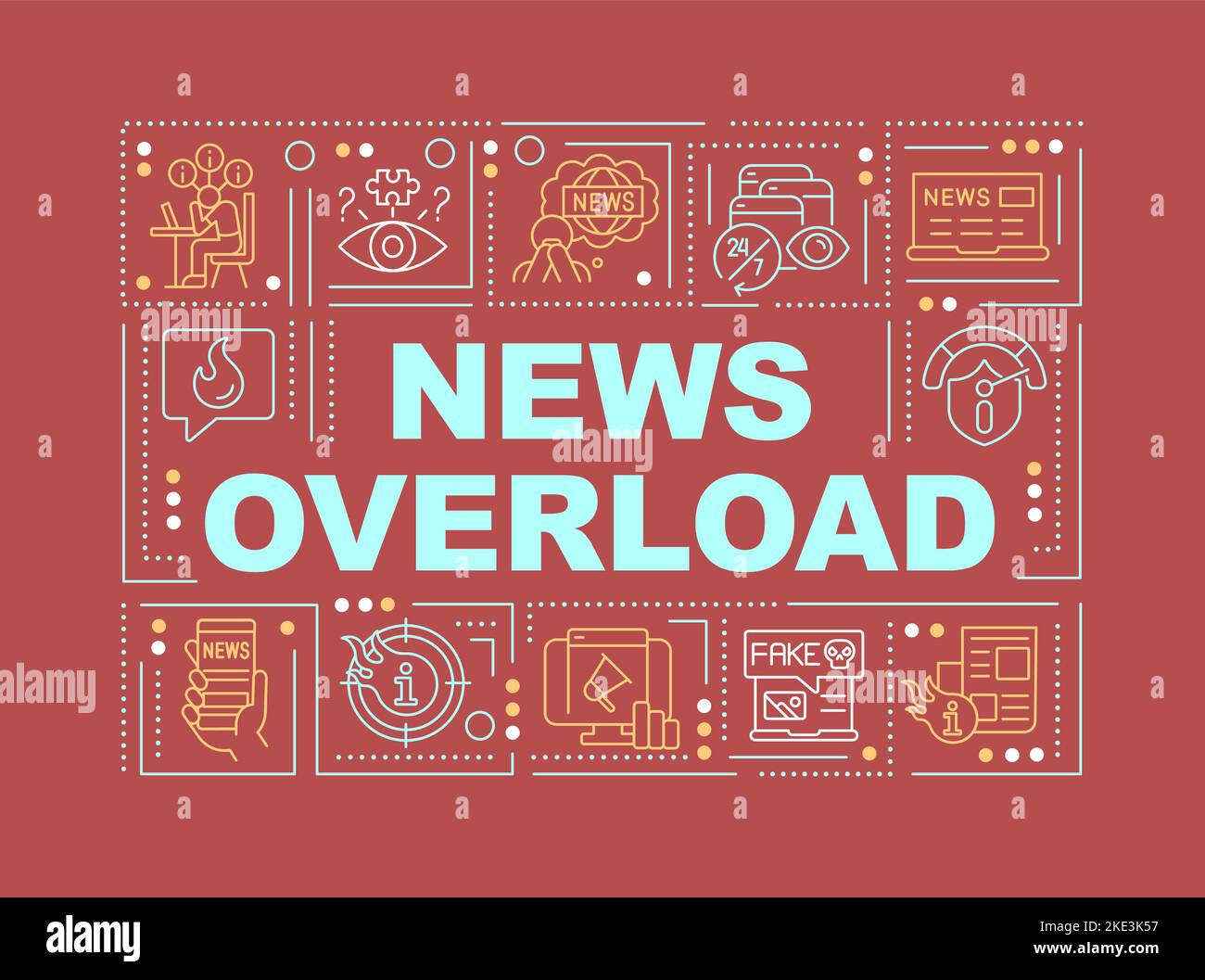 Internet overload Stock Vector Images - Alamy