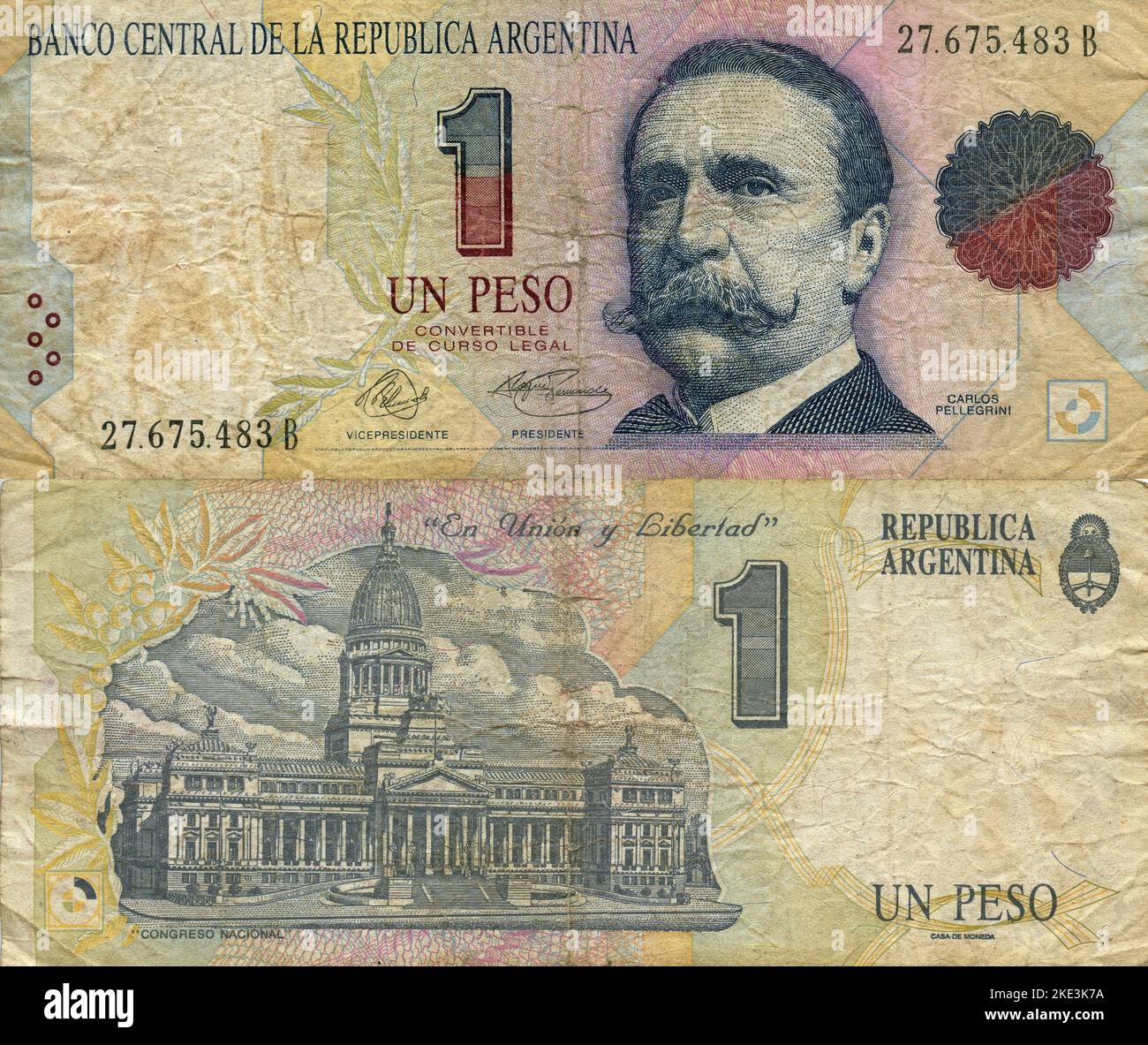 Argentina peso note hi-res stock photography and images - Alamy