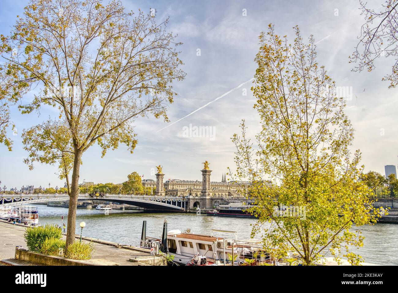 Paris landmarks in autumn, HDR Image Stock Photo - Alamy