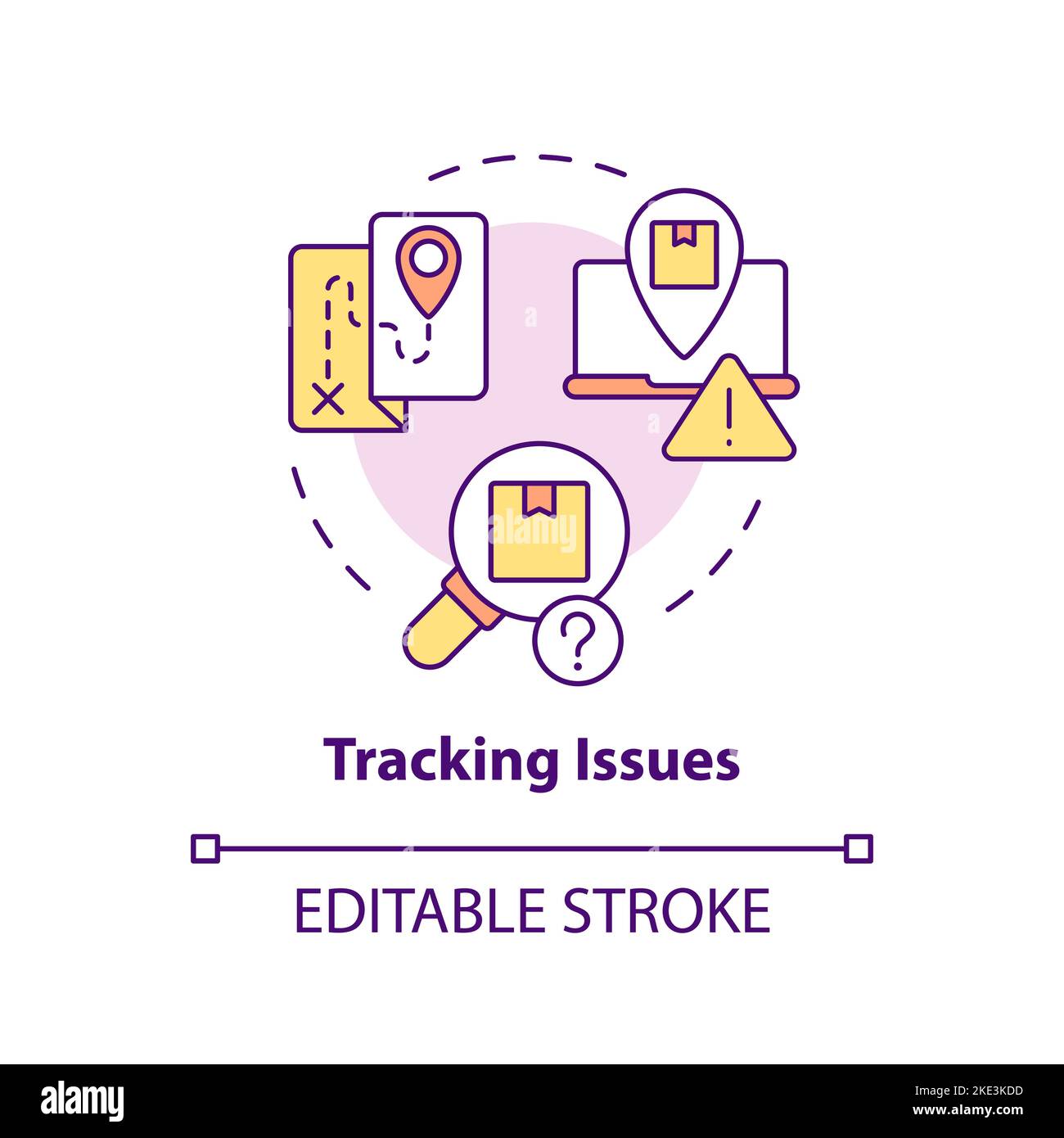 Issues with mail delivery Cut Out Stock Images & Pictures - Alamy