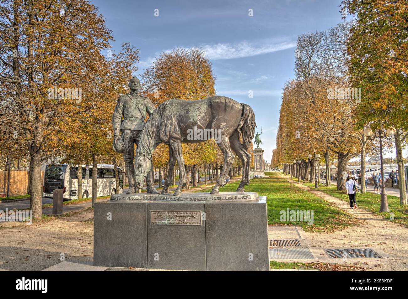 Paris landmarks in autumn, HDR Image Stock Photo - Alamy