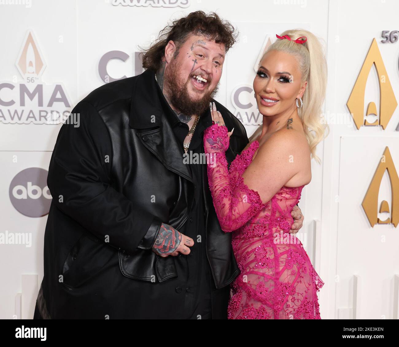 Jelly Roll arriving at the 56th Annual Country Music Association Awards ...